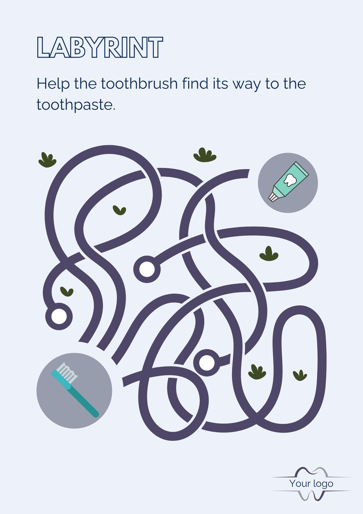 8 Printable Dental Kids Worksheets – Fun Oral Hygiene Activities ...