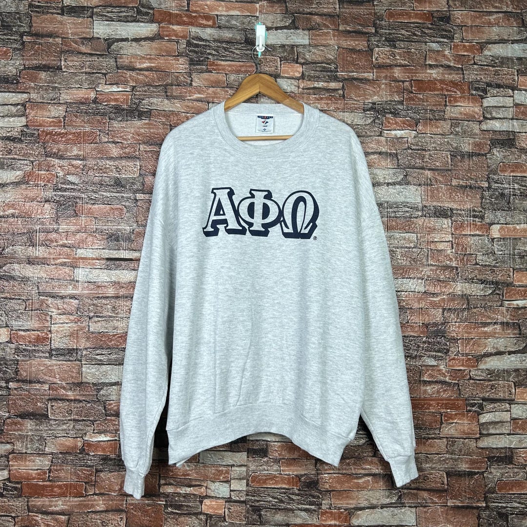 Vintage Alpha Phi Omega University Sweatshirt University Crewneck ...