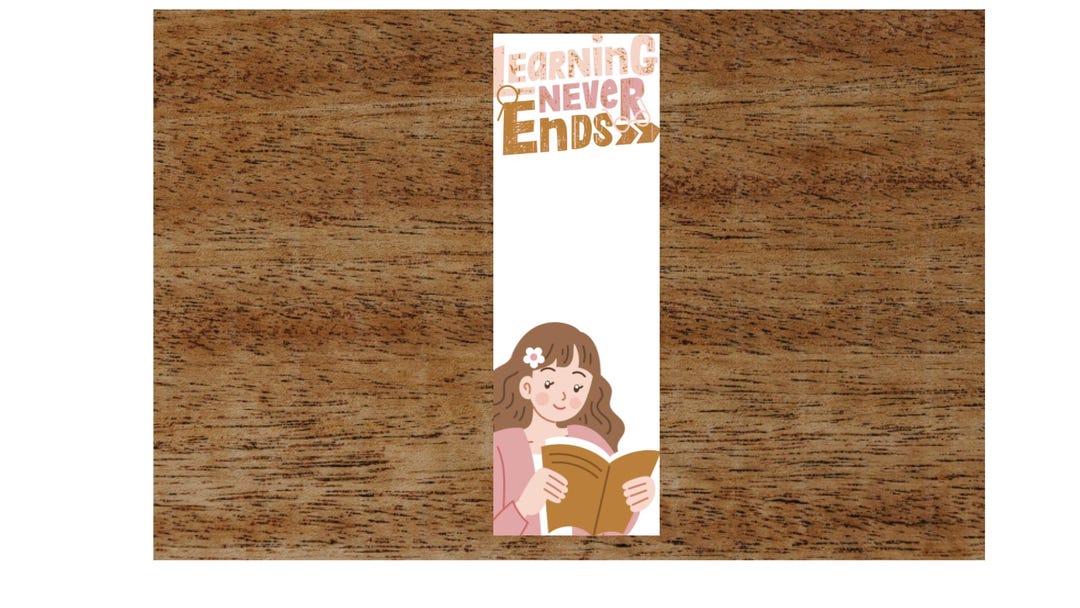Digital Bookmark/ Digital Bookmark for Kids/ Learning Never Ends ...