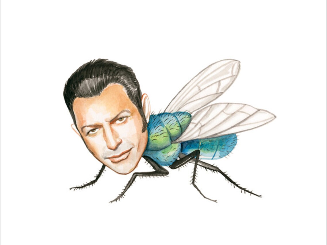 Jeff Goldblum Fly Prints - Etsy