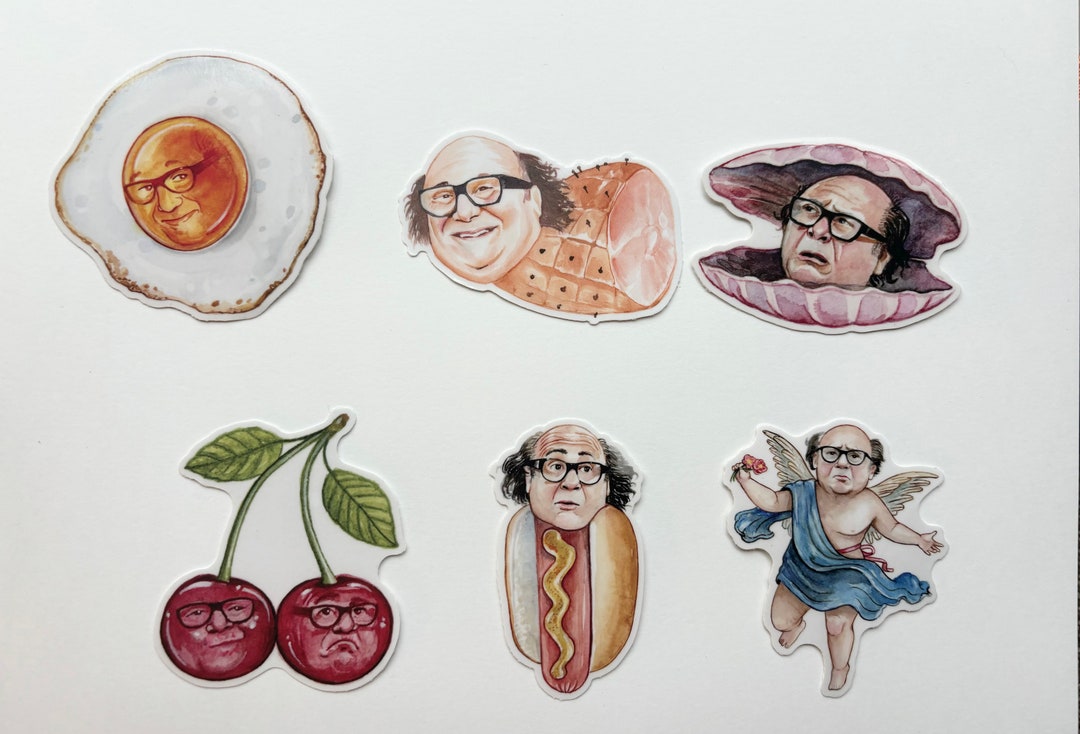 Danny Devito Six Sticker Pack Vinyl Stickers - Etsy