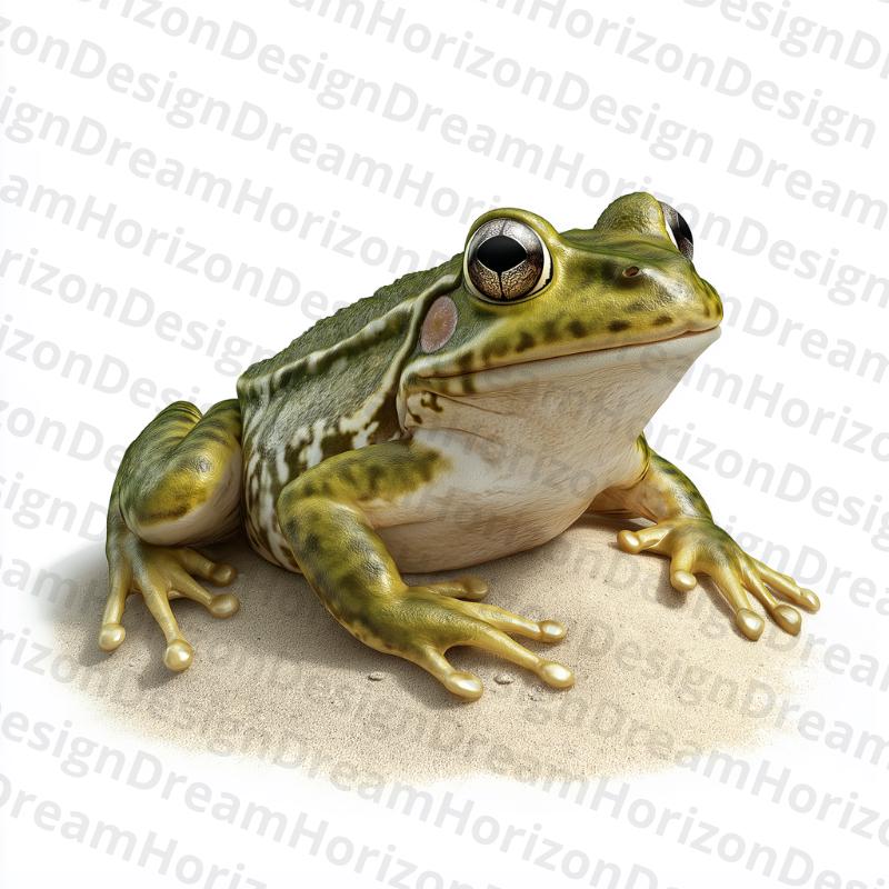 Pond Frog Clipart, 12 High Quality Designs, Wildlife, Nature, Digital ...