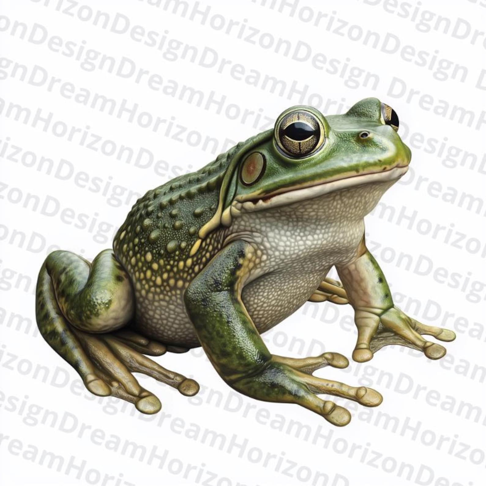 Pond Frog Clipart, 12 High Quality Designs, Wildlife, Nature, Digital ...