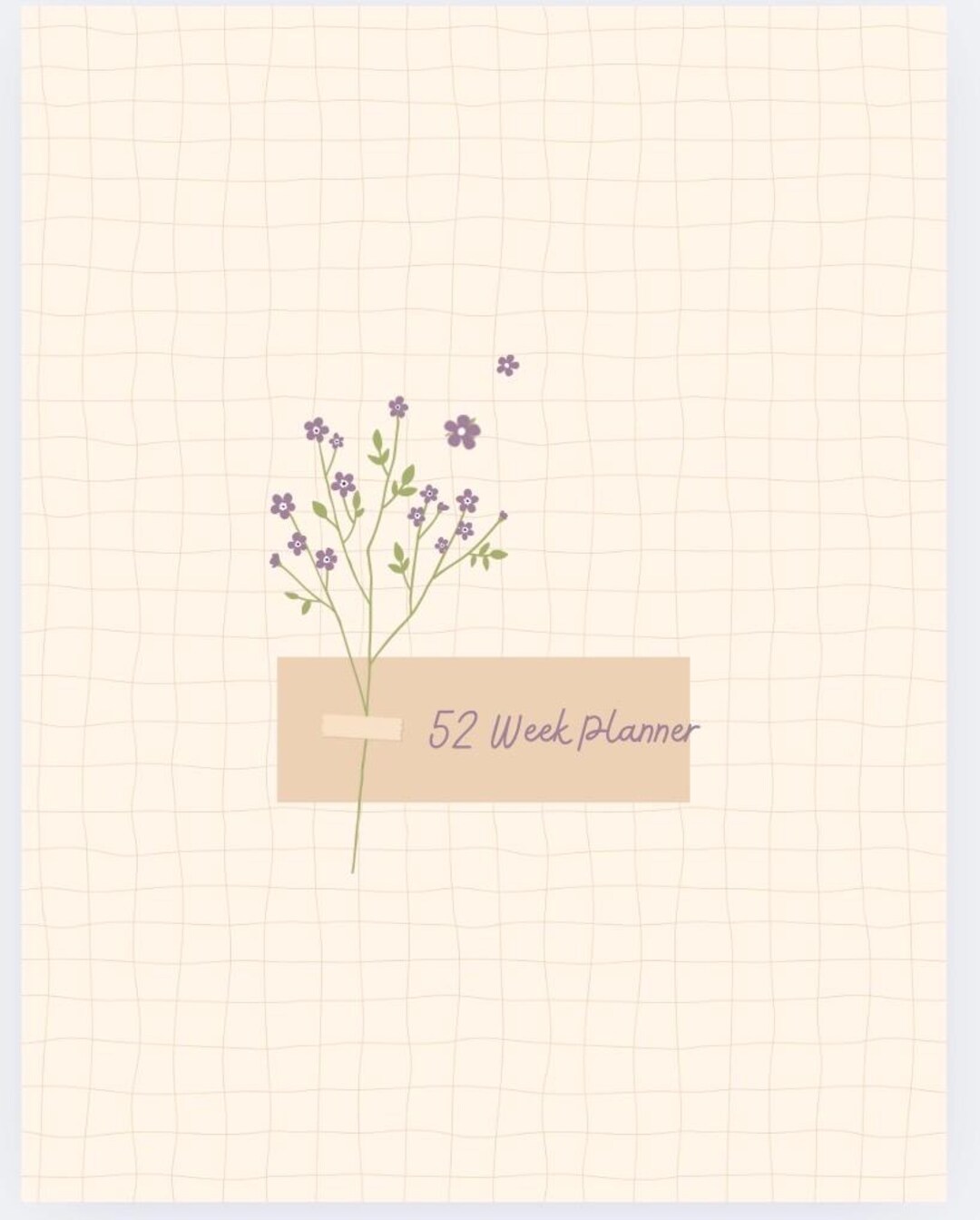 52- Week Digital Planner (printable and Digital Use) - Etsy