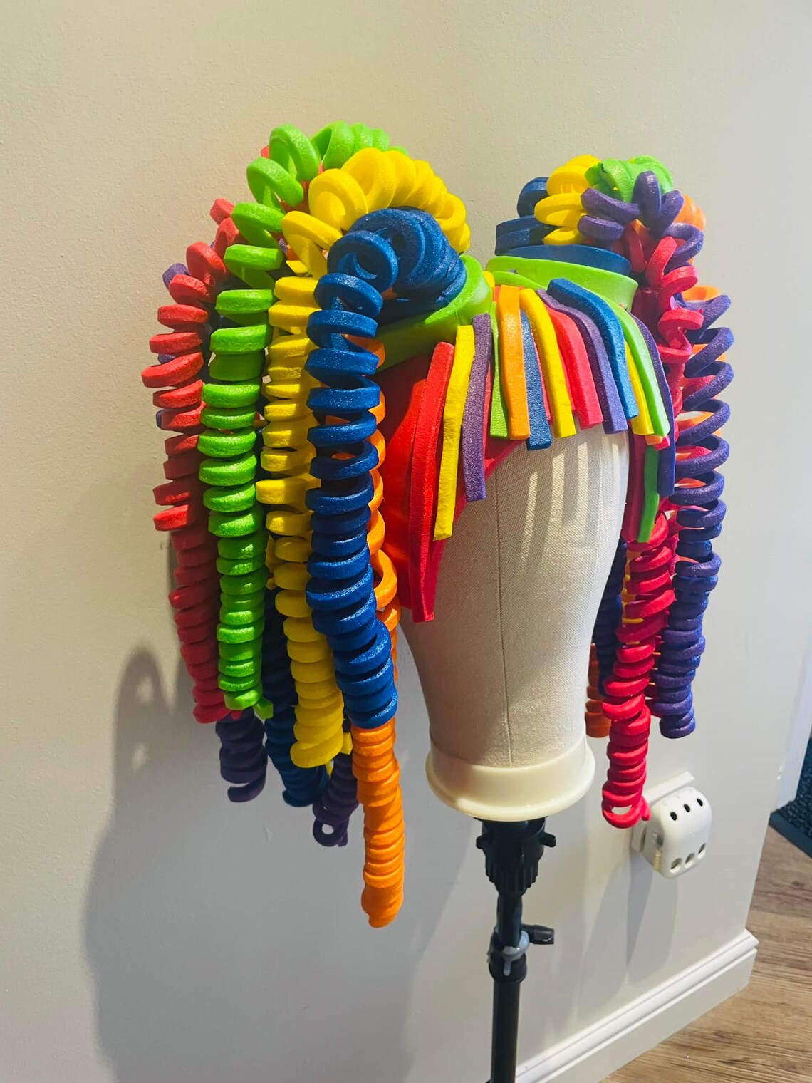 PRIDE PIG TAILS Foam Wig - Etsy