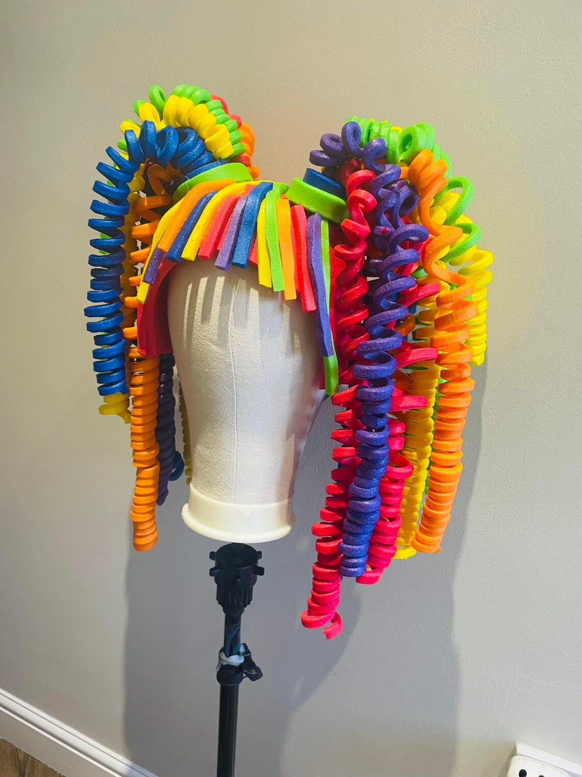 PRIDE PIG TAILS Foam Wig - Etsy