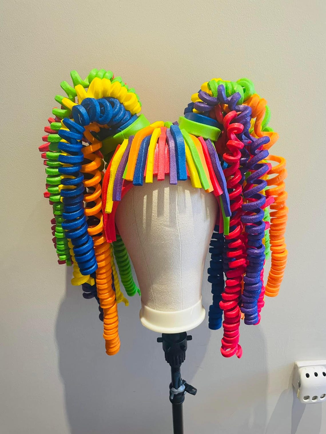 PRIDE PIG TAILS Foam Wig - Etsy