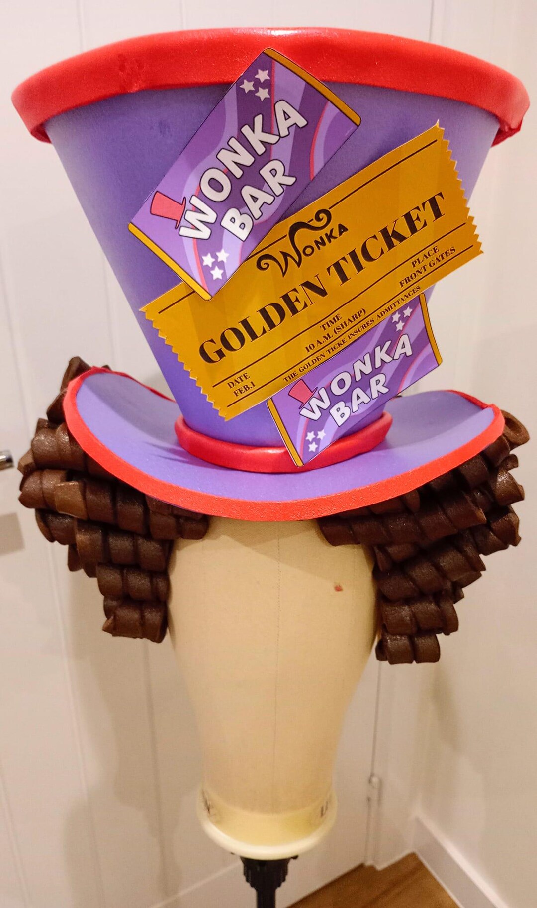 Willy Wonka Foam Wig - Etsy