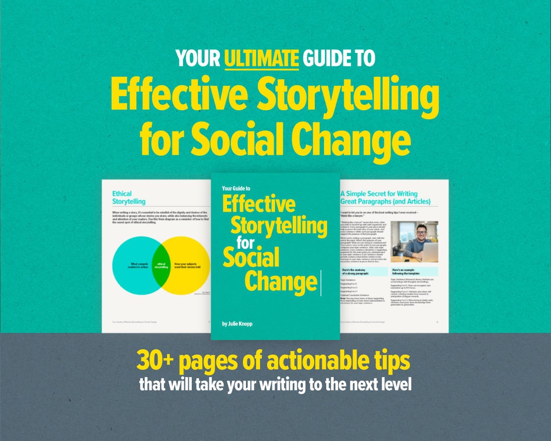 Effective Storytelling for Social Change [ebook Guide for Writers] - Etsy