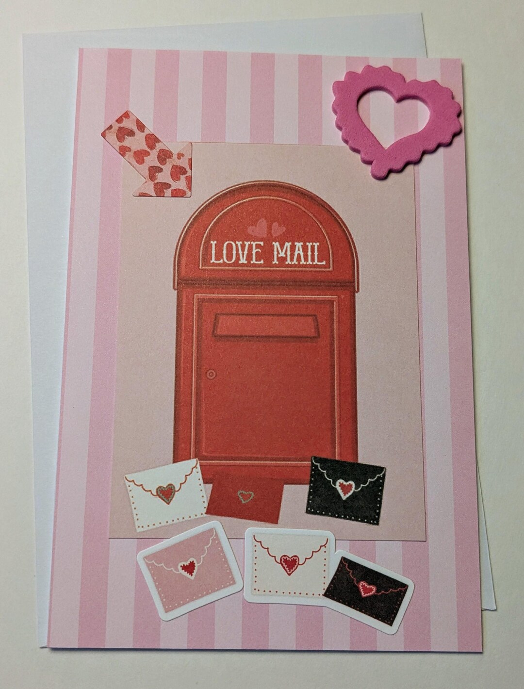 Love Mail Mailbox Valentine Card - Etsy