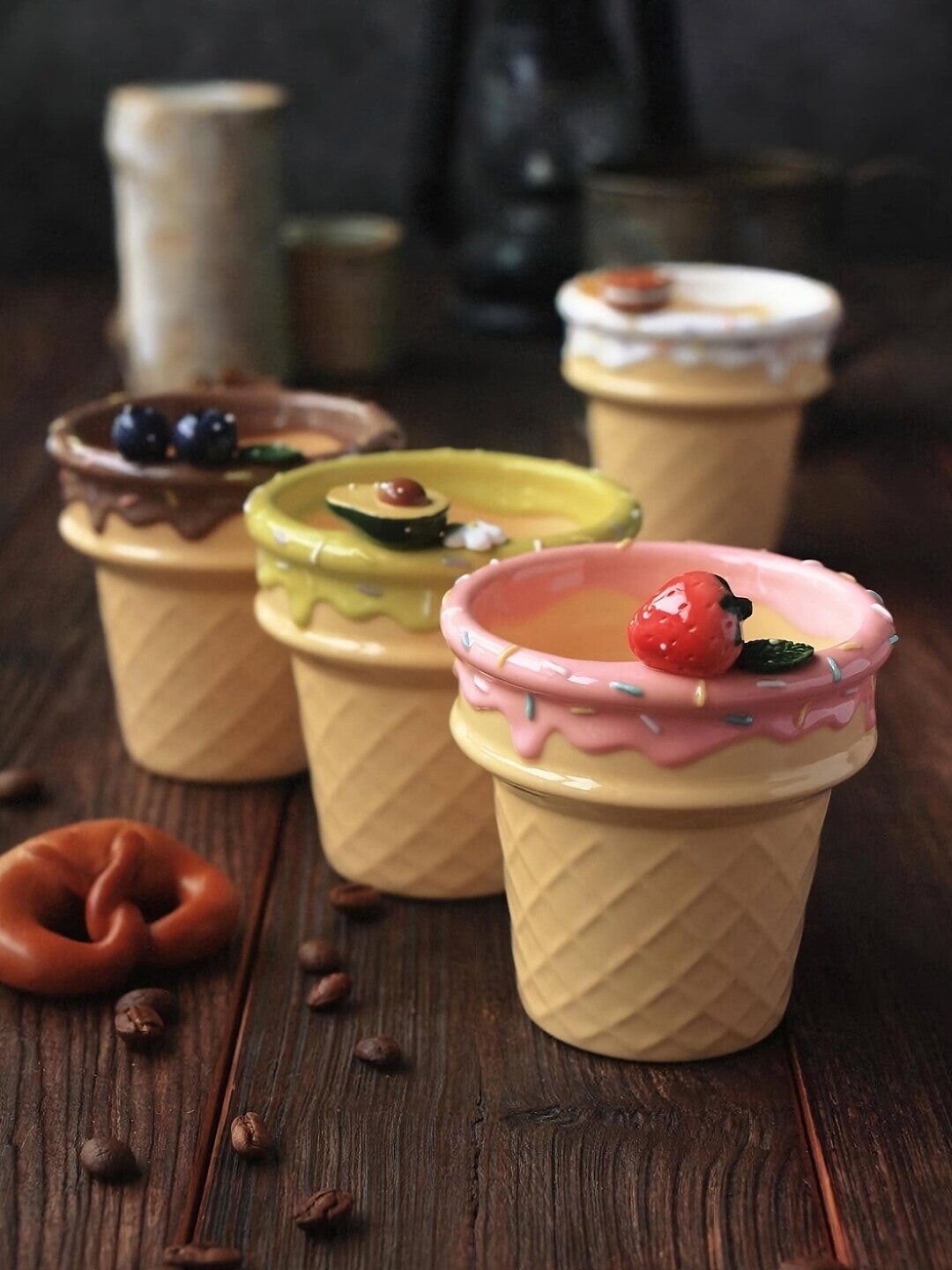 Ceramic Mug, Cute Ceramic Mug, Artistic Ceramic Mug, Ice Cream Ceramic ...