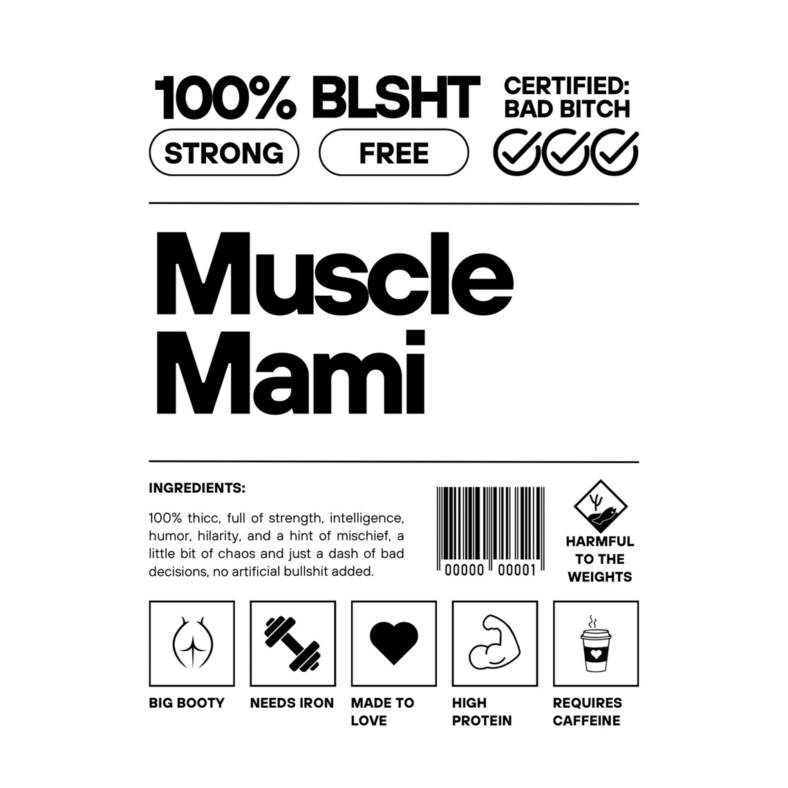 Muscle Mami PNG and PDF for Pump Cover, Funny Gym Shirt Png, Gym Funny ...
