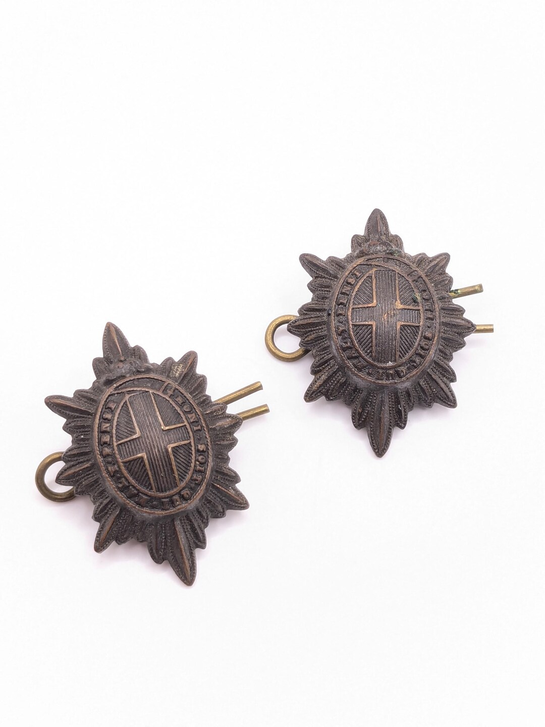 Pair of Original Vintage British Army Officer's Epaulette Pip Badges ...