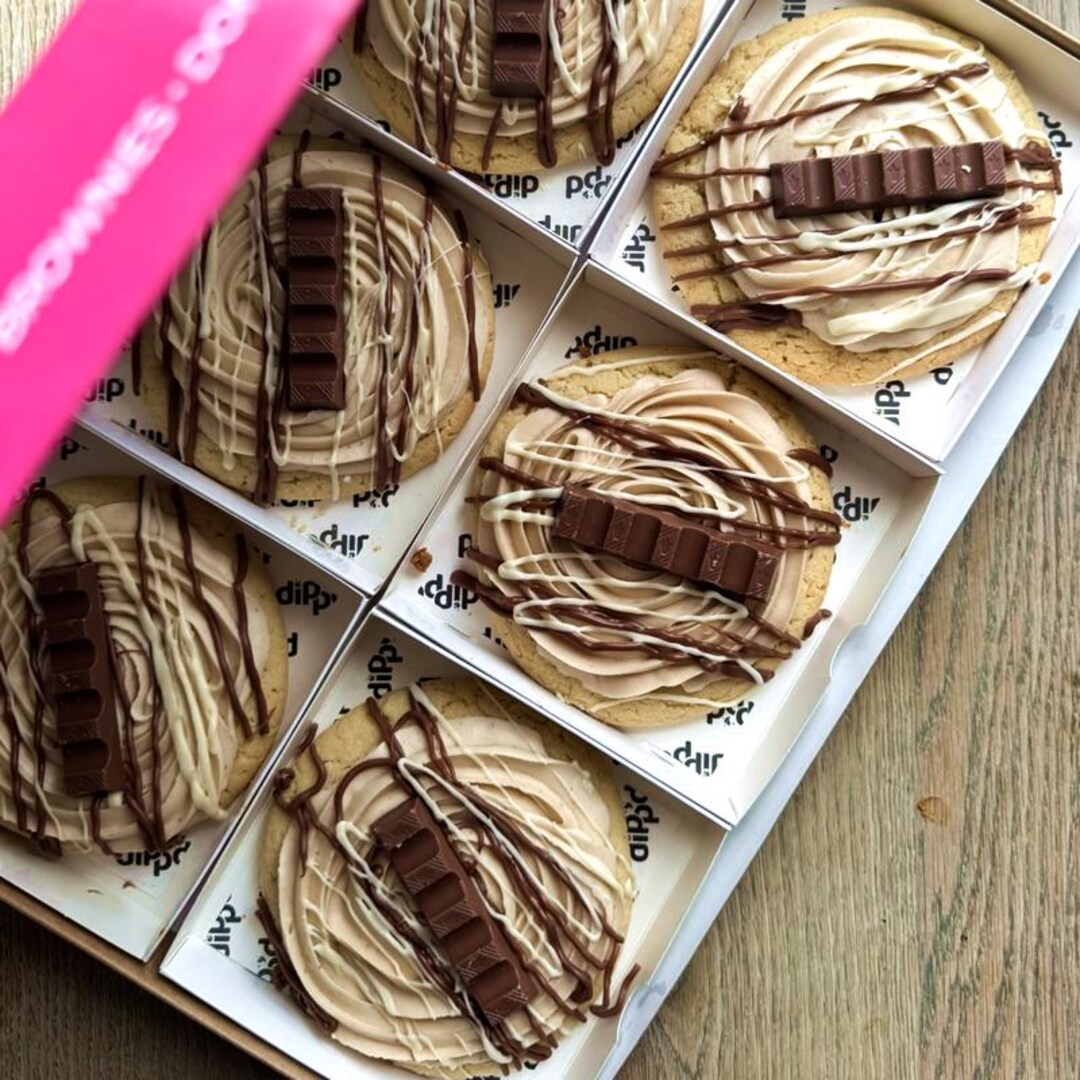Uk Crumbl-style Kinder Cookies - Etsy