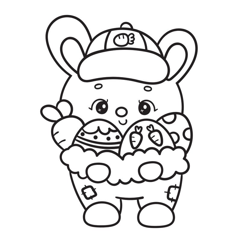Printable Easter Coloring Books for Kids Coloring Activity Book Easter ...