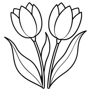 Printable Bold and Easy Flower Coloring Book Printable Activities ...