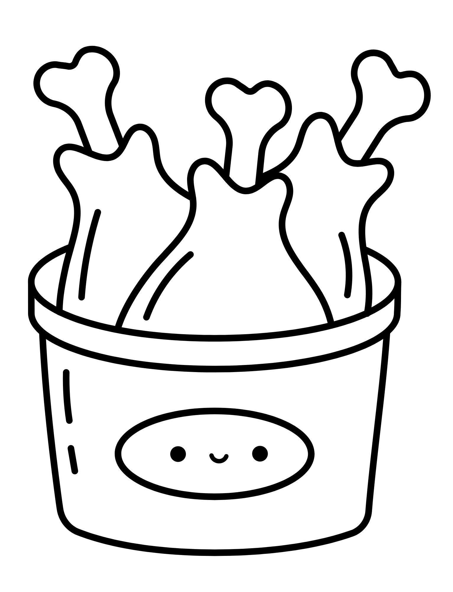 Printable Bold and Easy Food Coloring Book Printable Activities Food ...