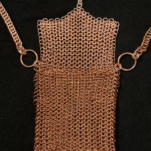 Chainmaille Purse Handmade From Copper Wire Statement Piece 1 of a Kind ...
