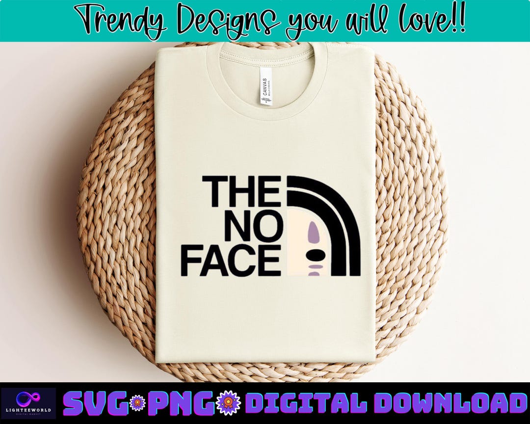 The No Face SVG File,bundle Layered SVG, Cricut, Cut Files, Layered ...