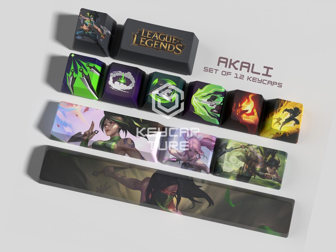 Akali-inspired Artisan Keycaps Add Stealth and Precision to Your ...