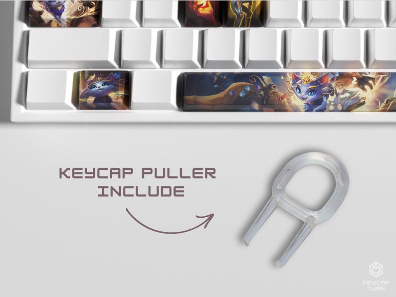 Yuumi League of Legends Artisan Keycaps Magical Keyboard Upgrade ...
