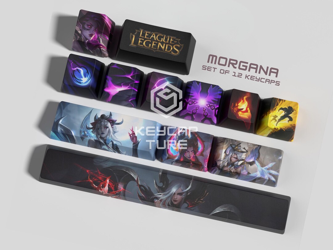 Morgana-inspired Artisan Keycaps Embrace the Shadows Morgana Keyboard ...
