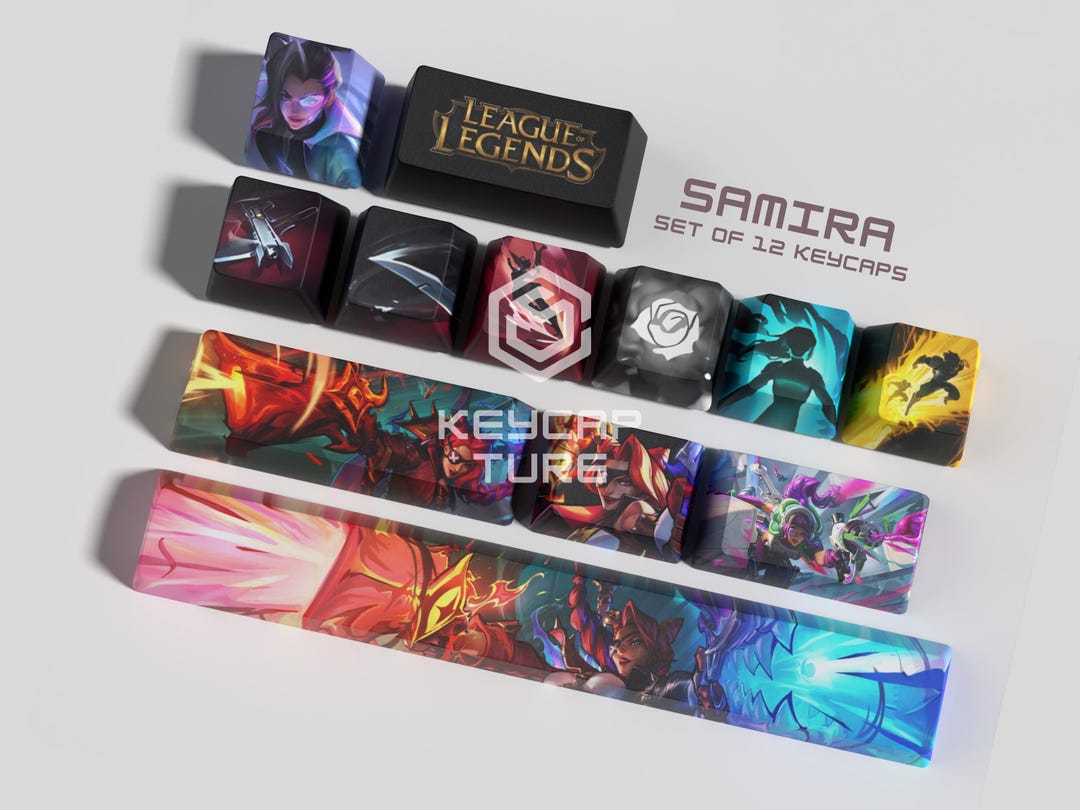 Samira-inspired Artisan Keycaps Unleash Your Inner Daredevil - Etsy