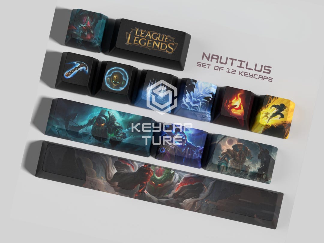 Nautilus-inspired Artisan Keycaps Anchor the Depths League of Legends ...