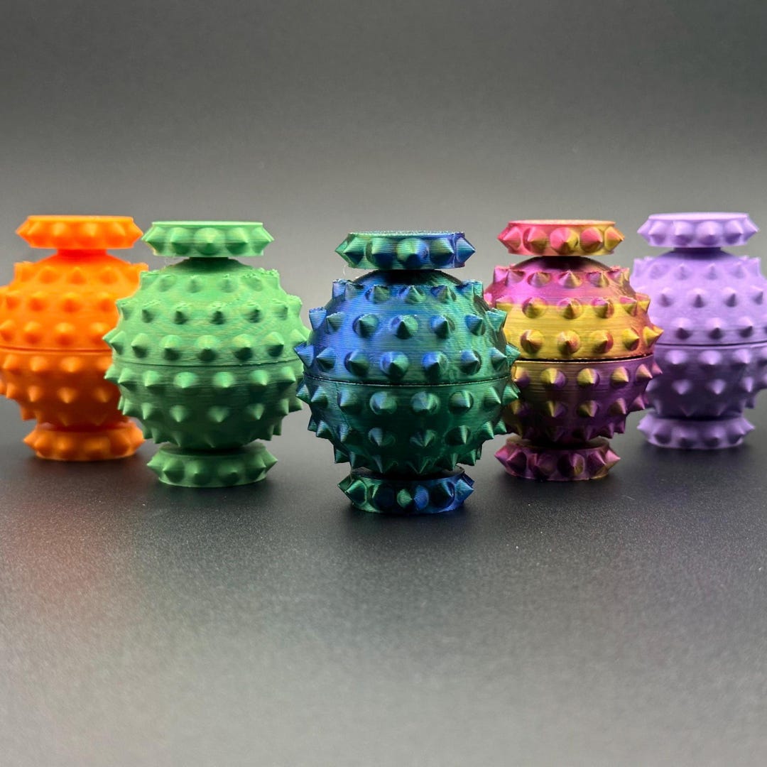 3D Print File - Spiky Sphere Spinner: Stim Toy (3mf and Stl File) - Etsy