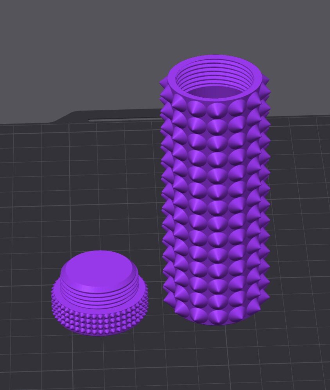 3D Print File: Spiky Capsule Fidget Keychain – Sensory Stim Toy | Bag ...