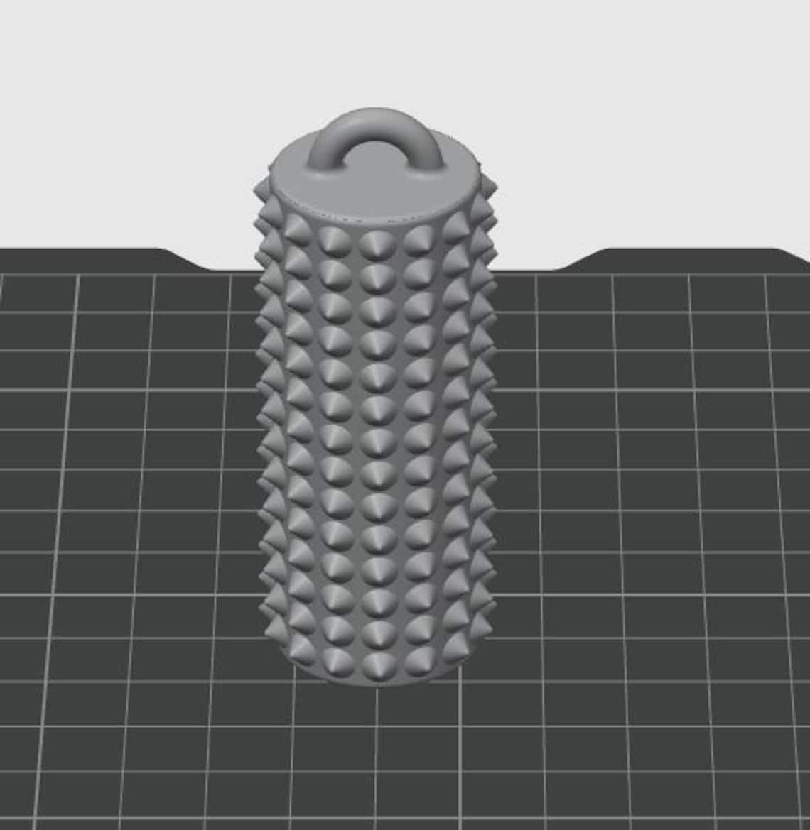 3D Print File: Spiky Fidget Keychain | Tactile Stim Toy | 3mf and Stl ...