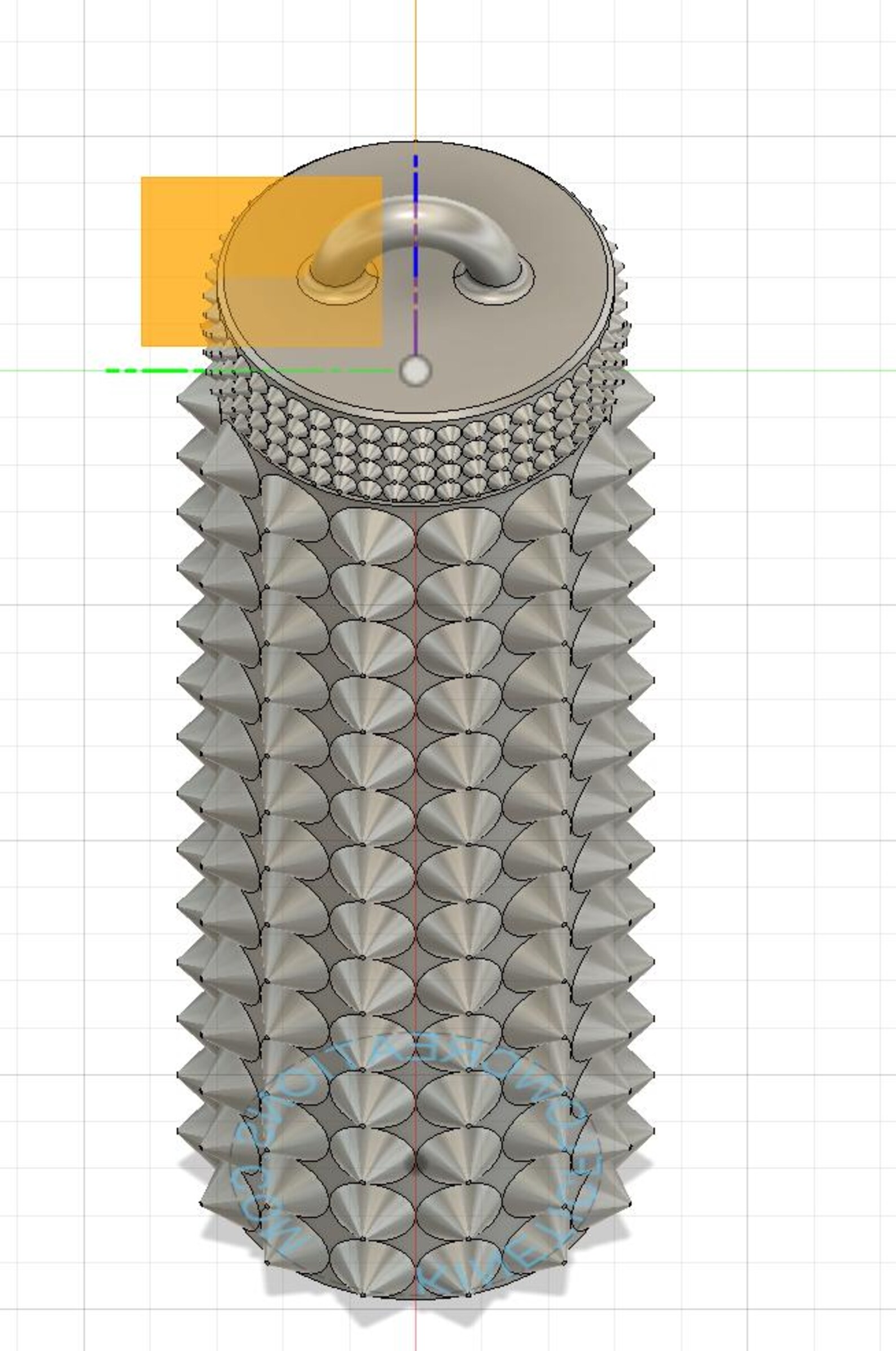 3D Print File: Spiky Capsule Fidget Keychain – Sensory Stim Toy | Bag ...