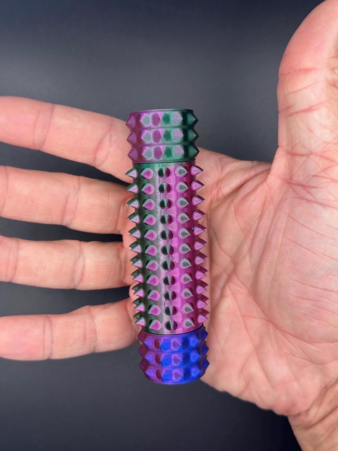 3D Print File - Extra Spiky Fidget Spinner: Sensory Stim Toy (3mf and ...