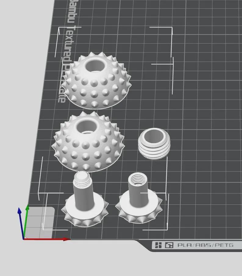 3D Print File Bundle: Spiky Fidget Spinners - Sensory Toys (3mf and Stl ...