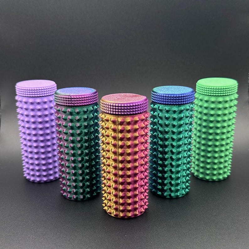 Spiky Fidget Spinner: 3D Printed One-handed Sensory Toy - Etsy