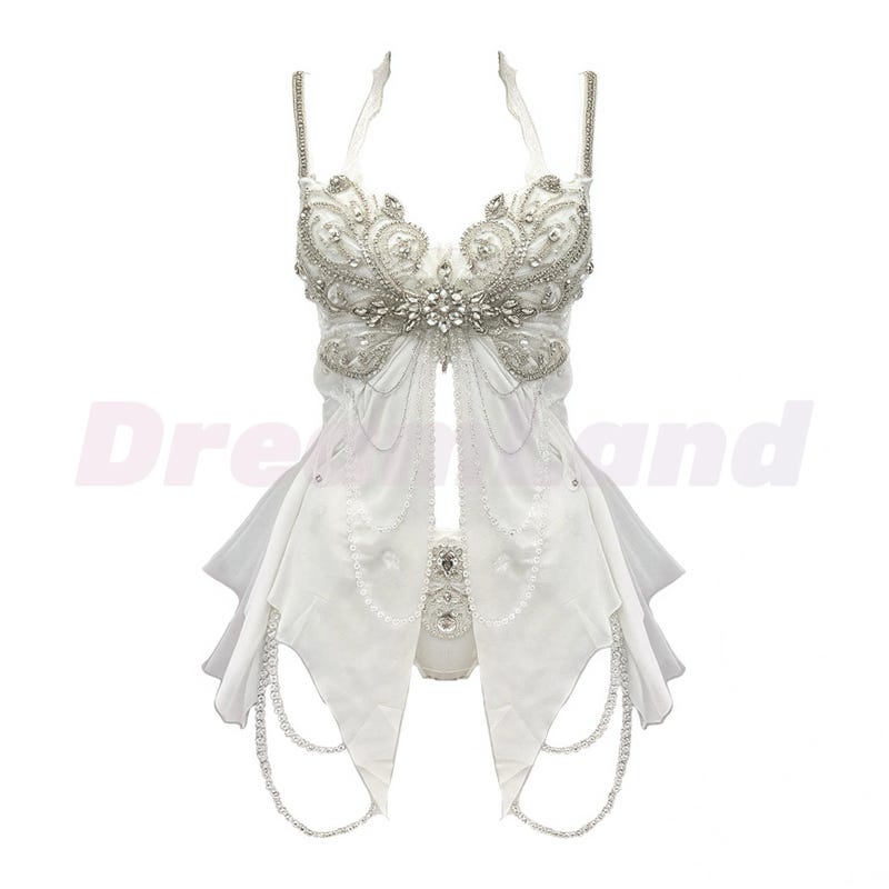 Rave White Dress Outfit - Etsy