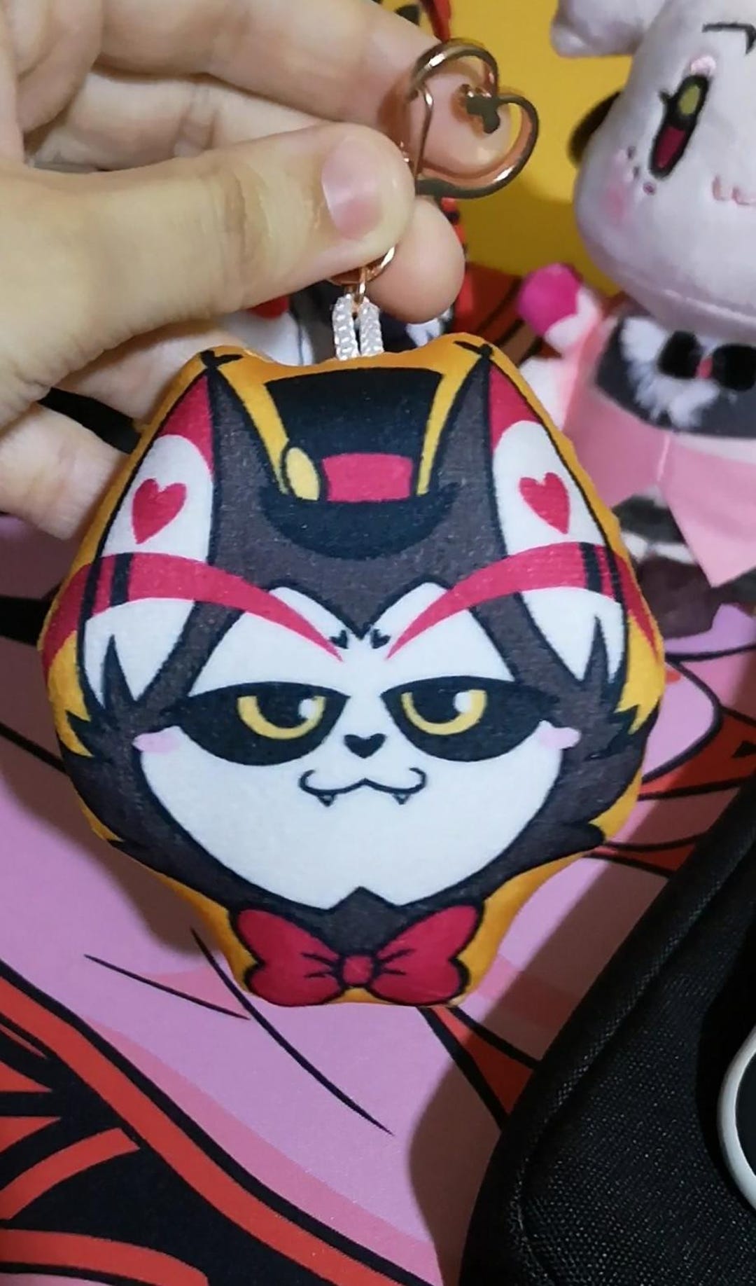 Husk Plush Keychain Hazbin Hotel - Etsy