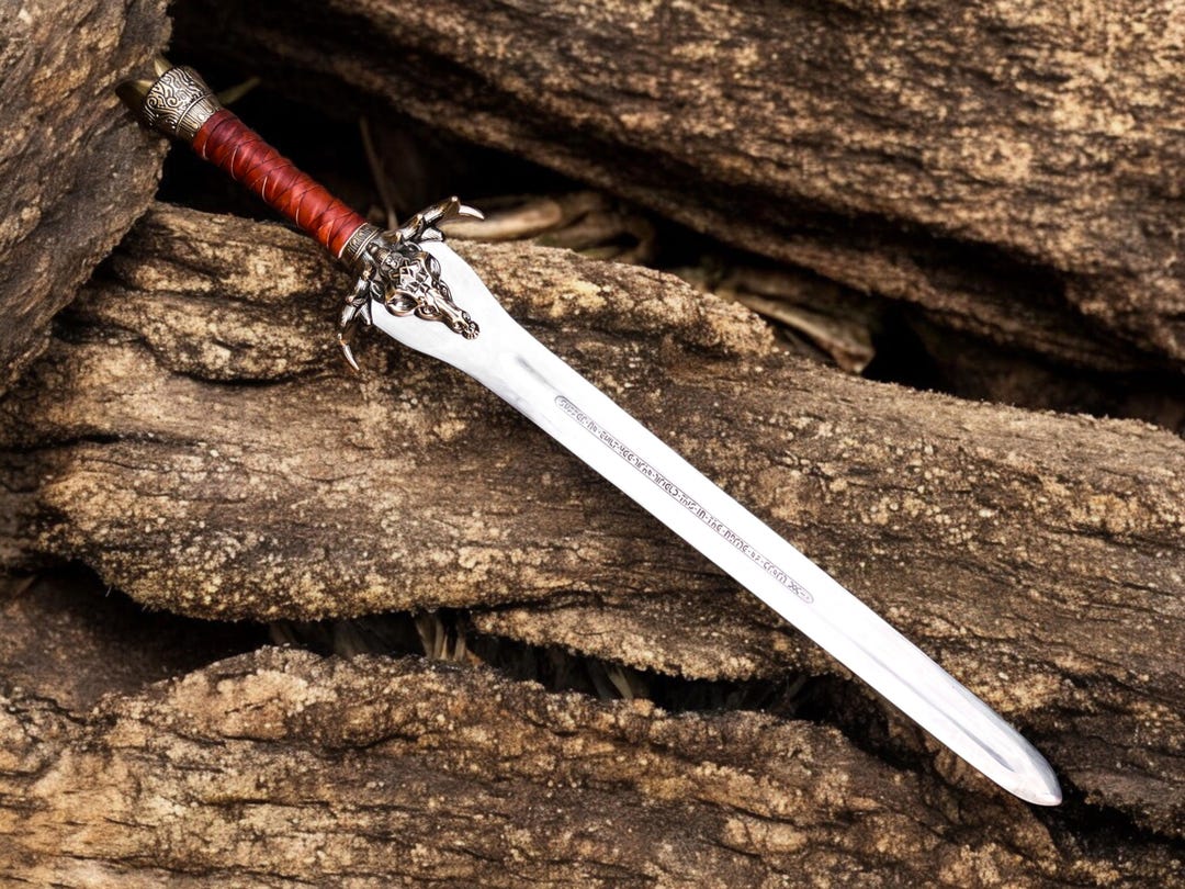Handmade Conan Destroyer Father's Sword Atlantean Sword King Cosplay ...
