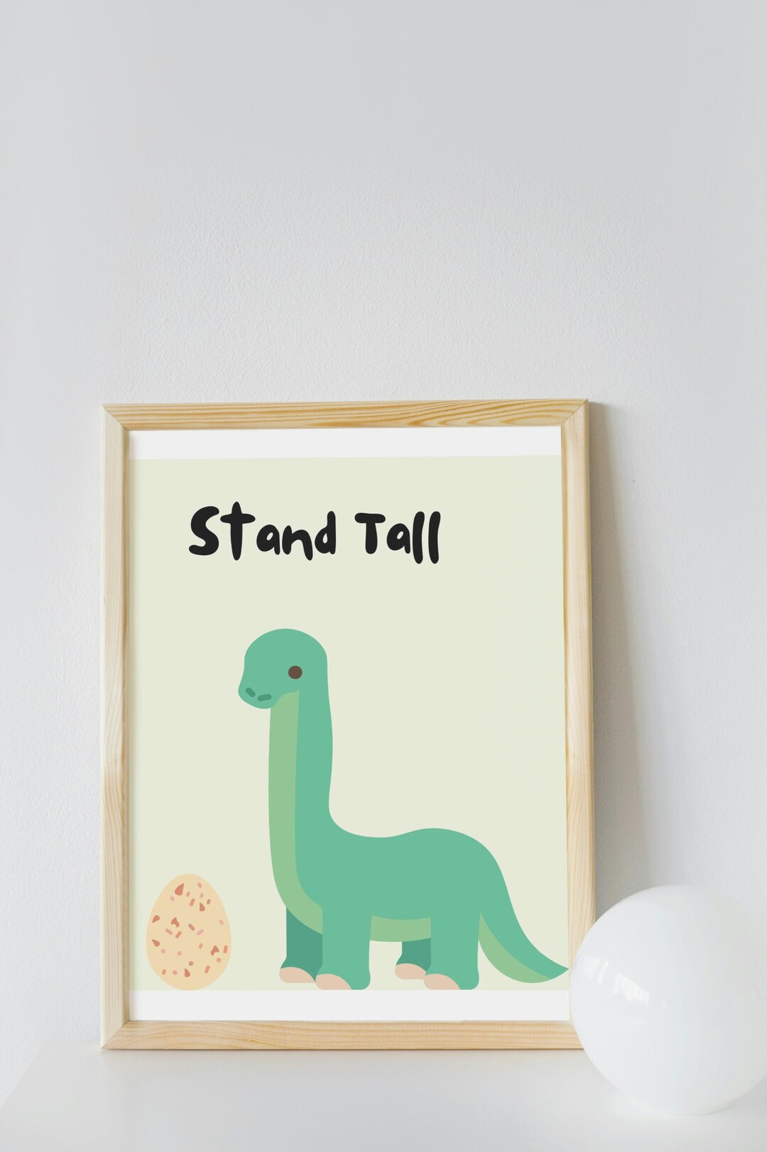 Dinosaur Affirmation Nursery Wall Art - Etsy