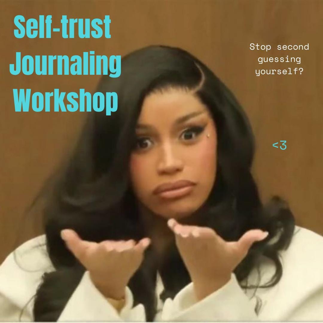 Self-trust Journaling Prompts, Rebuild Confidence, Printable Journal ...