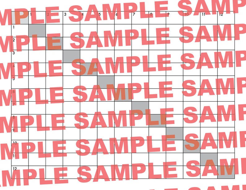 Pickleball 12 Player Round Robin Chart - Etsy Australia