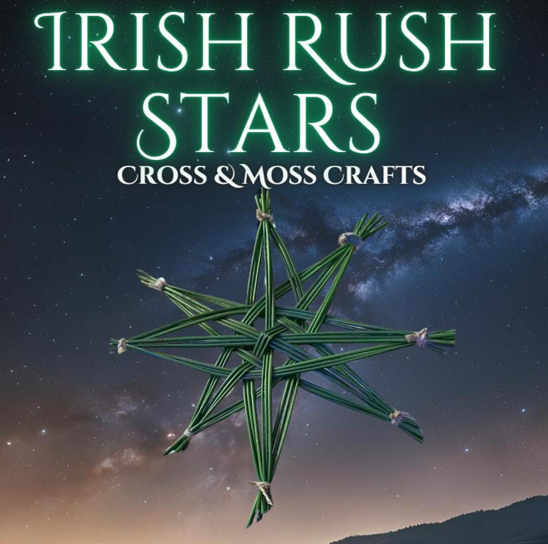 Fresh Rush Handmade Star - Irish Folk Craft - Handwoven St. Brigid's ...