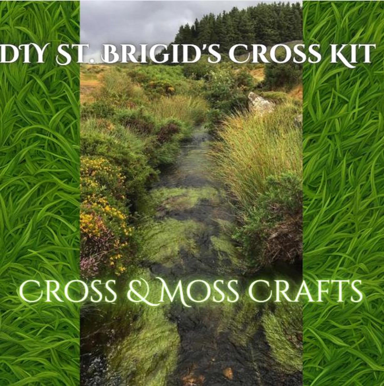 DIY St. Brigid's Cross Kit - Create a Home Blessing Charm | Celebrate ...