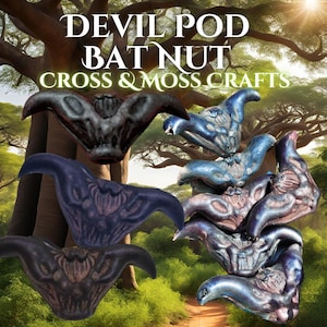 Devil Pod / Bat Nut / Water Caltrop /trapa Bicornis - Protective Amulet ...