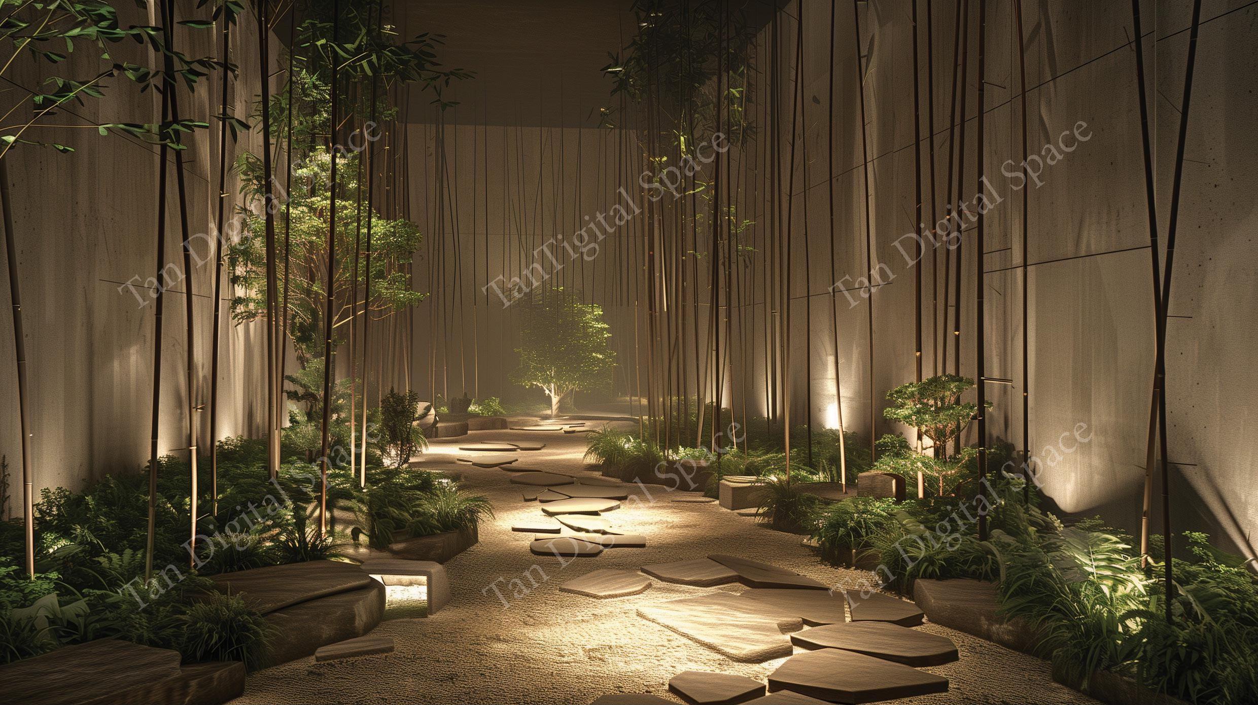 Zoom Teams Online Meeting Background I Japanese Zen Garden | Virtual ...