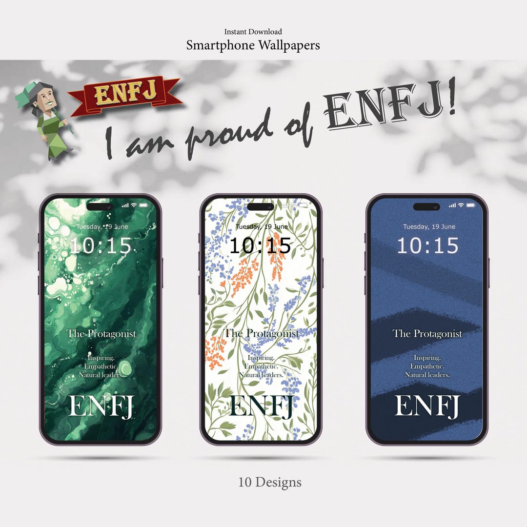 ENFJ! - MBTI 10 Smartphone Wallpapers, 10 Designs, Start a Fresh and ...