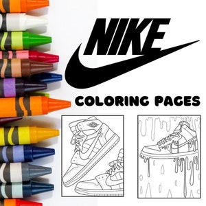 nike symbol coloring pages