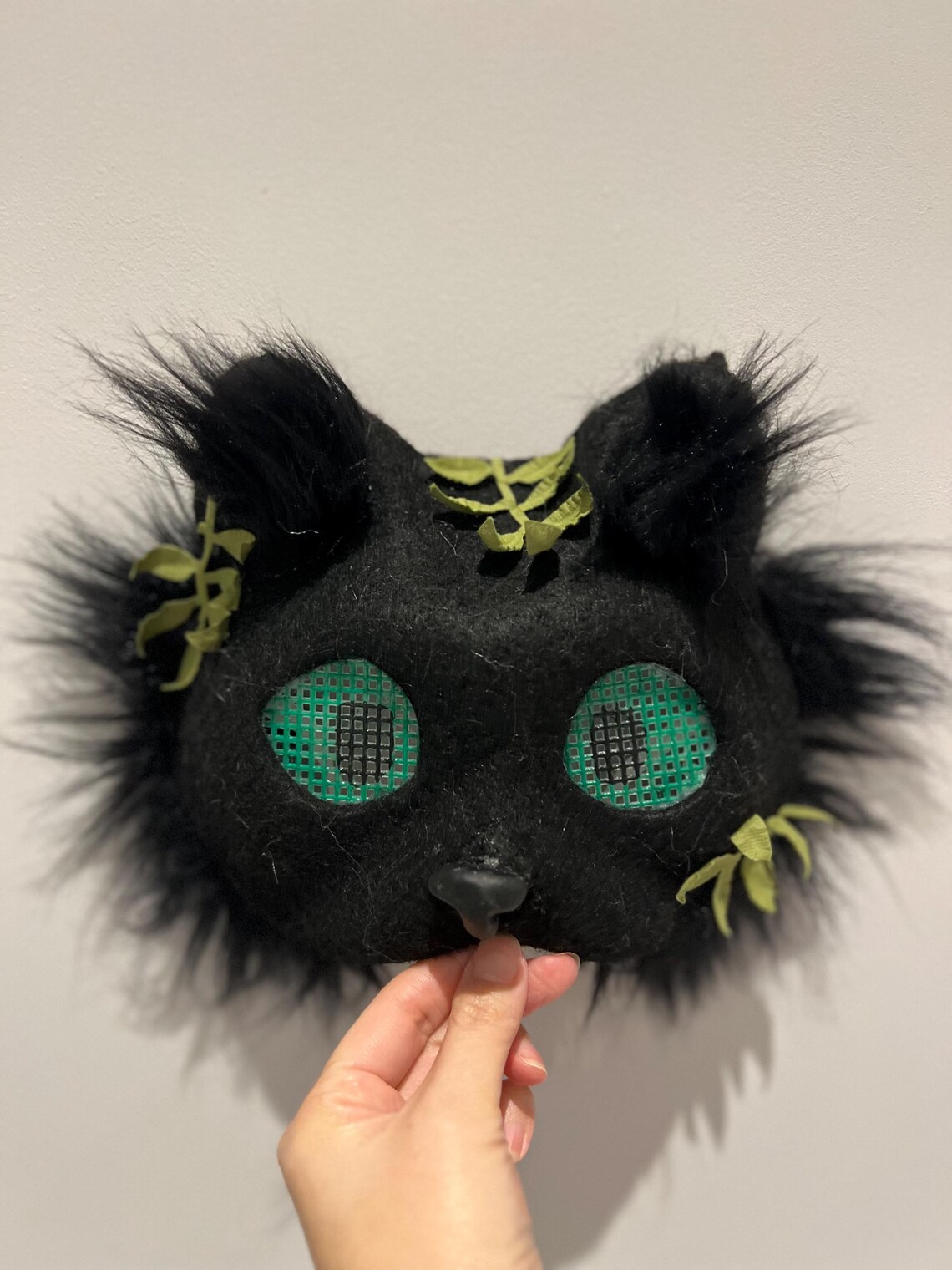 Black Cat Mask - Etsy