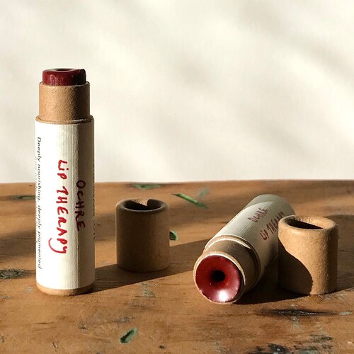 OCHRE LIP THERAPY Iron Oxide Alkanet Root Organic Lipstick - Etsy