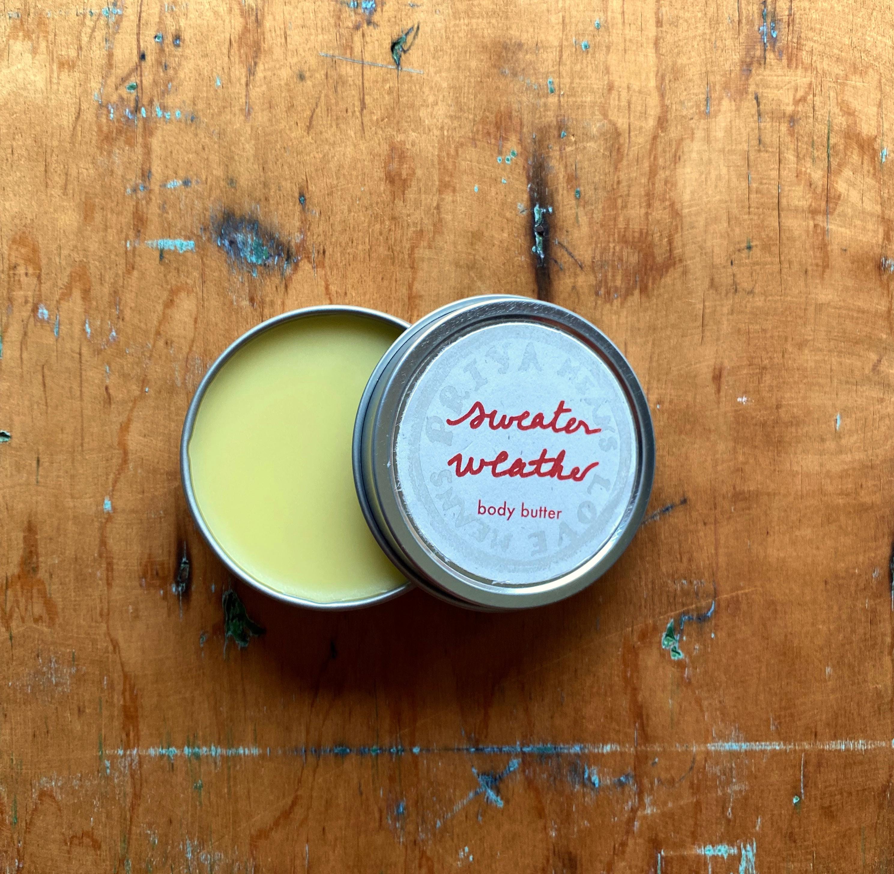 Sweater Weather Body Butter - Hinoki, Allspice, Calendula Moisturizer ...
